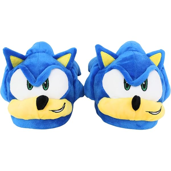 Gaming Themed Slippers Boys Sonic The Hedgehog Slippers - Knuckles ...