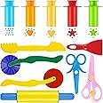 Amazon.com: Play Dough Tools 12 Pcs Basic Playdough Tools Set for Kids ...