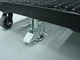 Amazon.com: Floor Locks Brake 4" 5" 6" 8" Casters with Non-Slip Rubber ...
