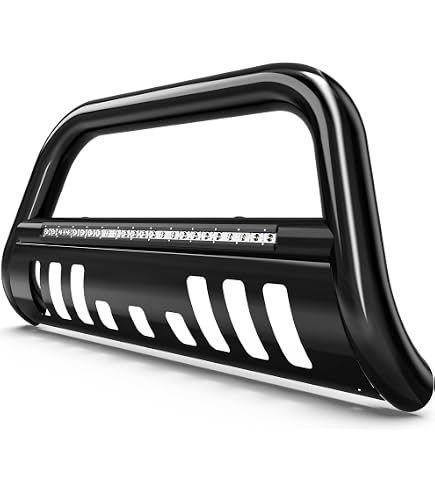 2024 Nissan Frontier Brush Guard HECASA Black Steel Bull Bar For 2022 ...
