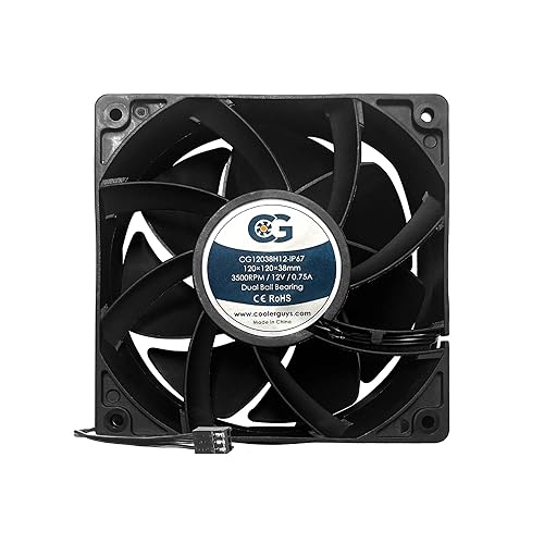 Coolerguys 12vDC Waterproof IP67 Fan (High Speed, 120x38mm) in Saudi ...