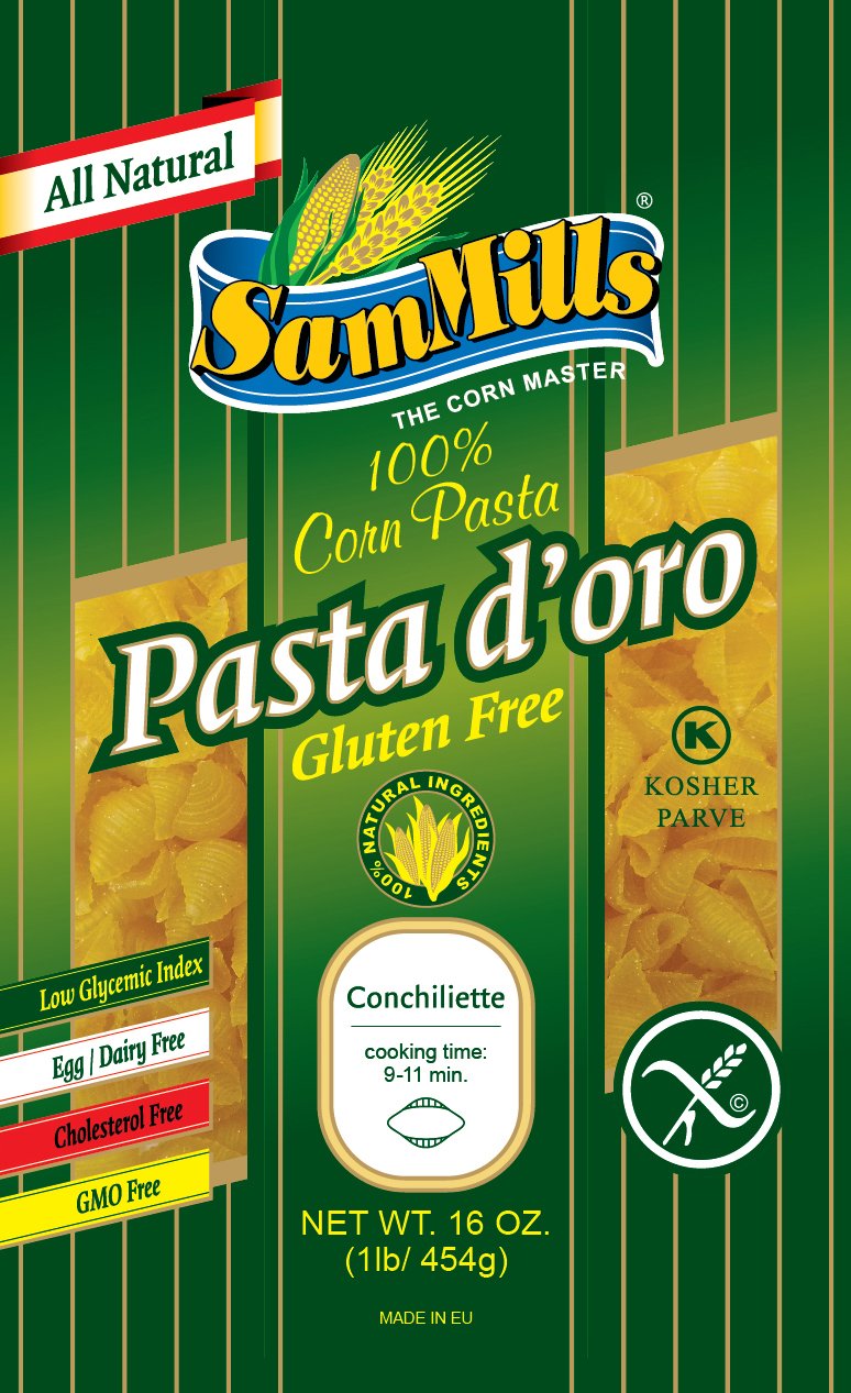 Amazon.com : Sam Mills Pasta D'Oro Gluten Free Penne Rigate, 1-Pound ...
