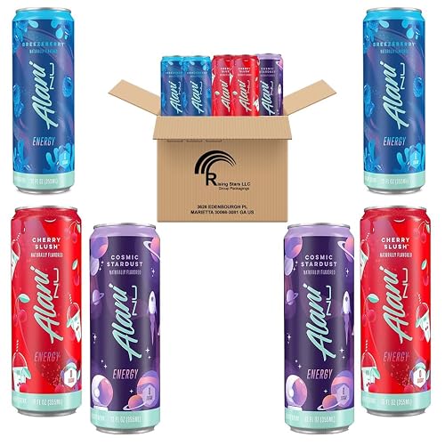 Generic Alani Energy Drink | Variety Pack of Breezeberry, Cherry ...