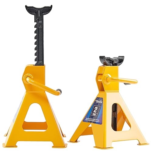 TONDA Jack Stands, 2 Ton 4,000 lb, Heavy Duty Steel Car Lifting Stand for Sedan SUV Coupe ...