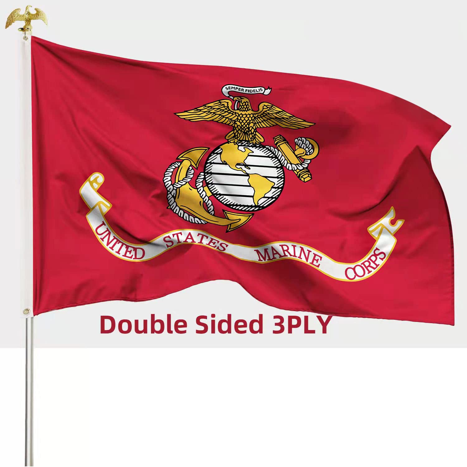 Mua Double Sided US Marine Corps Military Flag Outdoor 3x5 Ft 3PLY ...