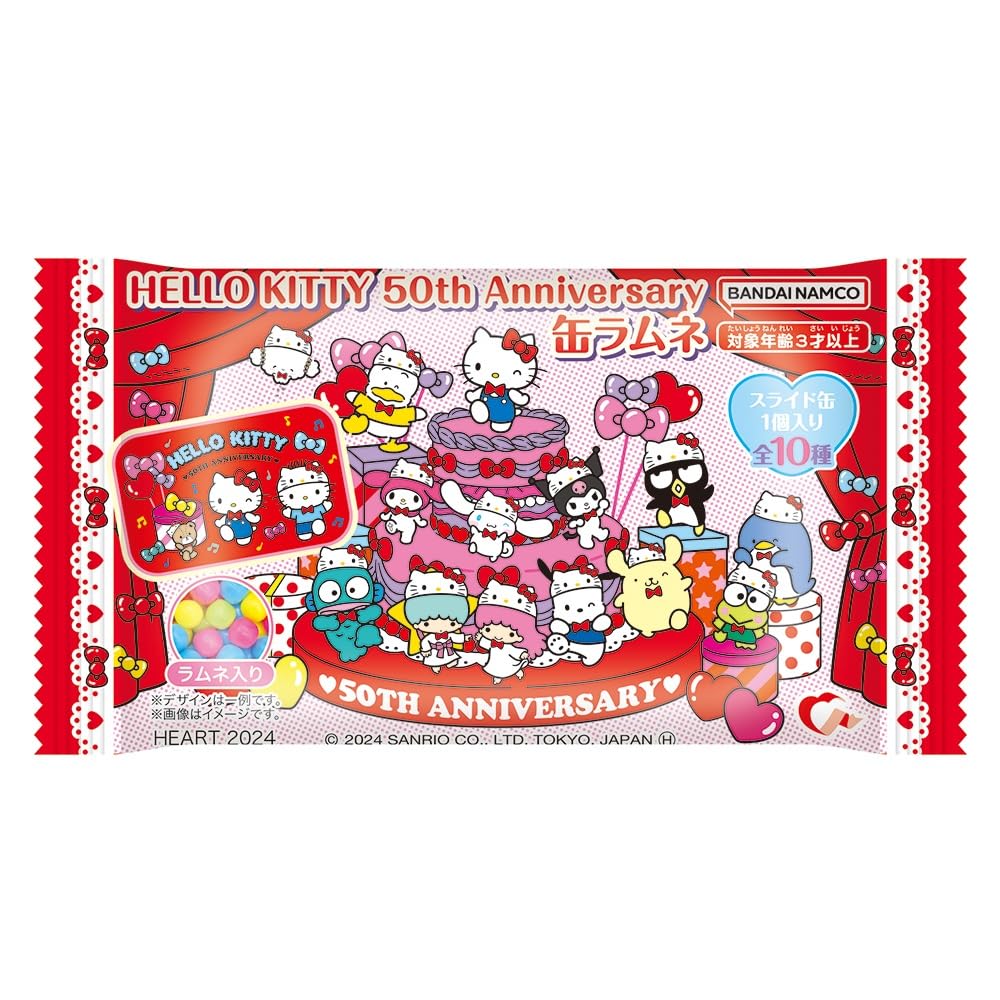 Mua Hello Kitty 50th Anniversary Canned Ramune 10 Pieces, Candy Toy ...