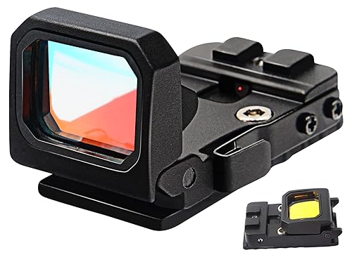 MOSANDON Flip Up Red Dot Reflex Sight Compact Red Dot Flip Gun Sight ...