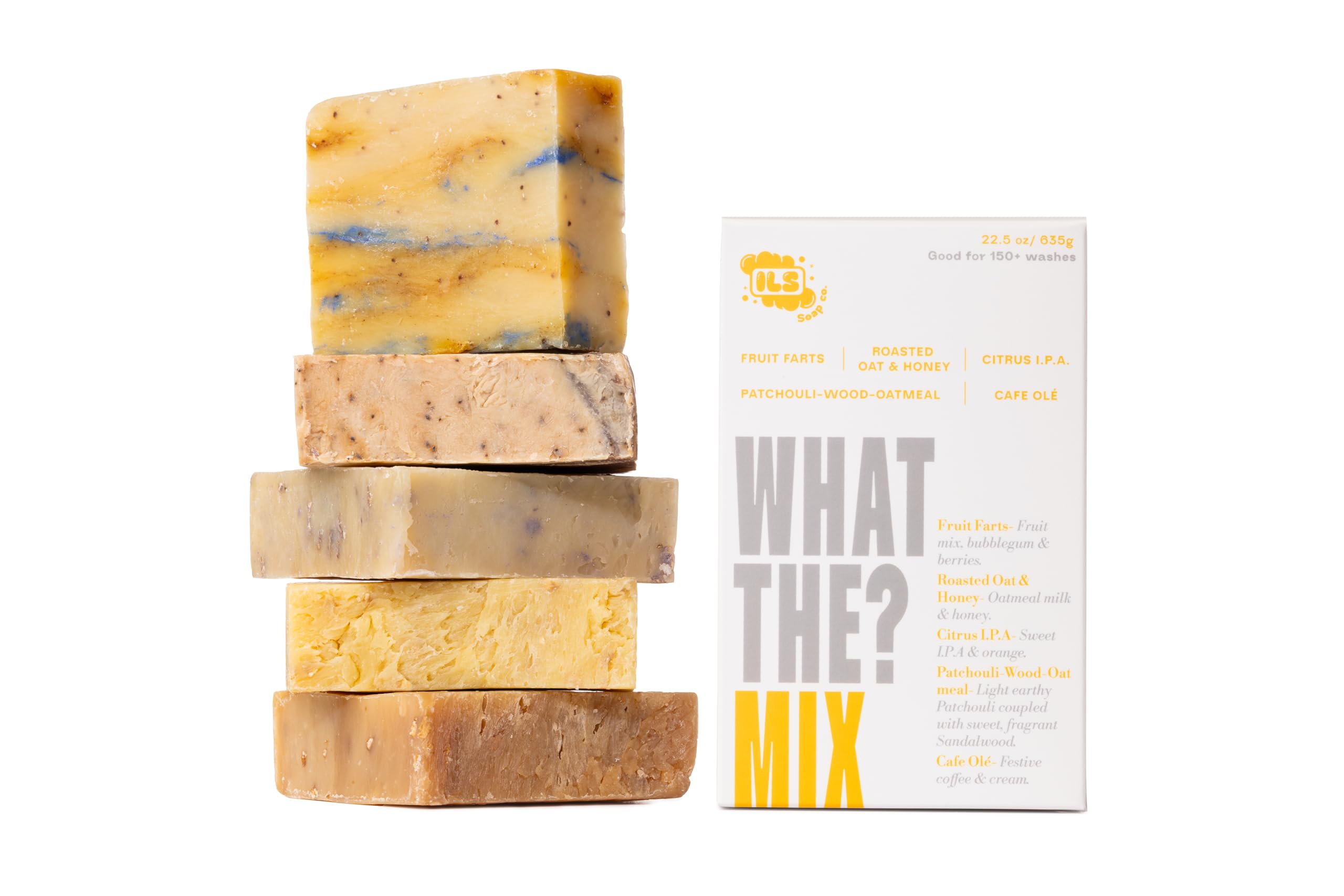 ILS Soap co - What The? Mix (Fruit Farts/Cafe Olé/Citrus I.P.A./Roasted ...