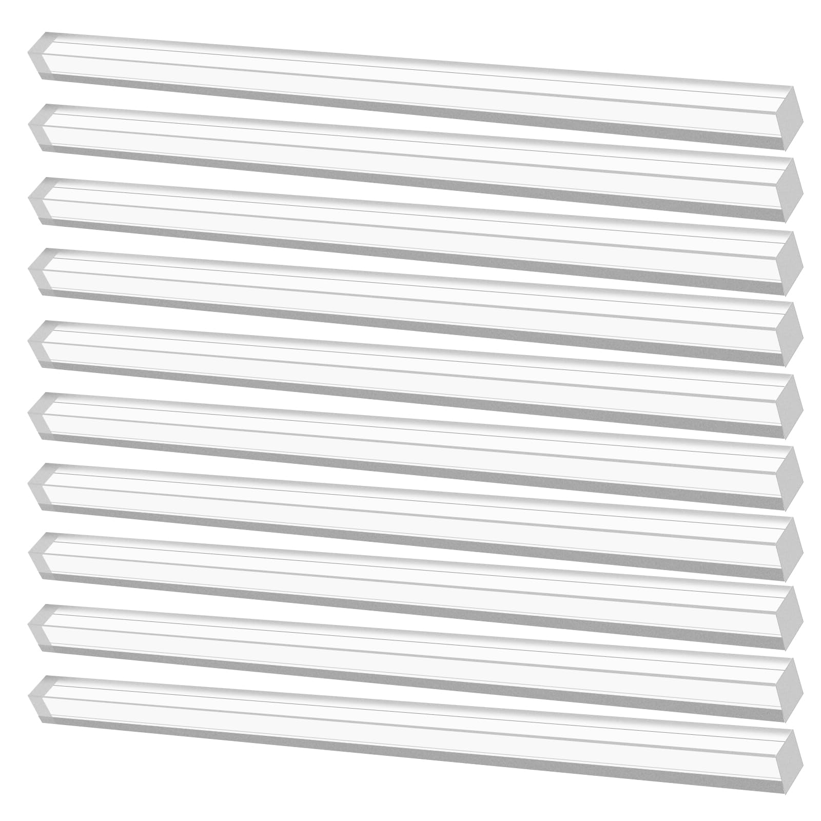 Mua CMD Acrylic Square Bar, Acrylic Rod, Solid, 12 Pack, Clear Acrylic ...