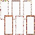 Amazon.com : Whaline 6 Pack Fall Magnetic Notepads Thanksgiving List To ...