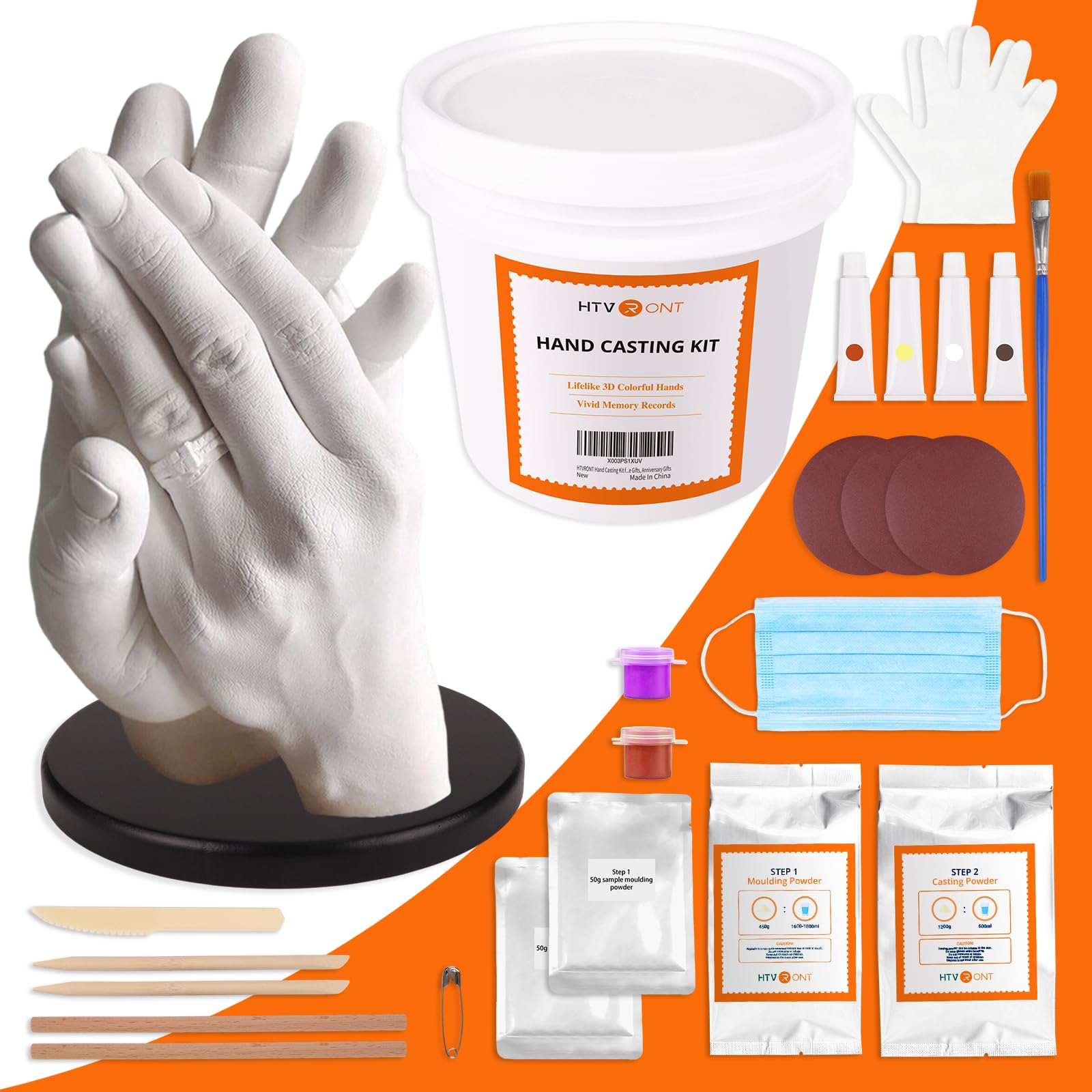 Mua HTVRONT Hand Casting Kit Couples - Hand Mold Kit for Women, Plaster ...