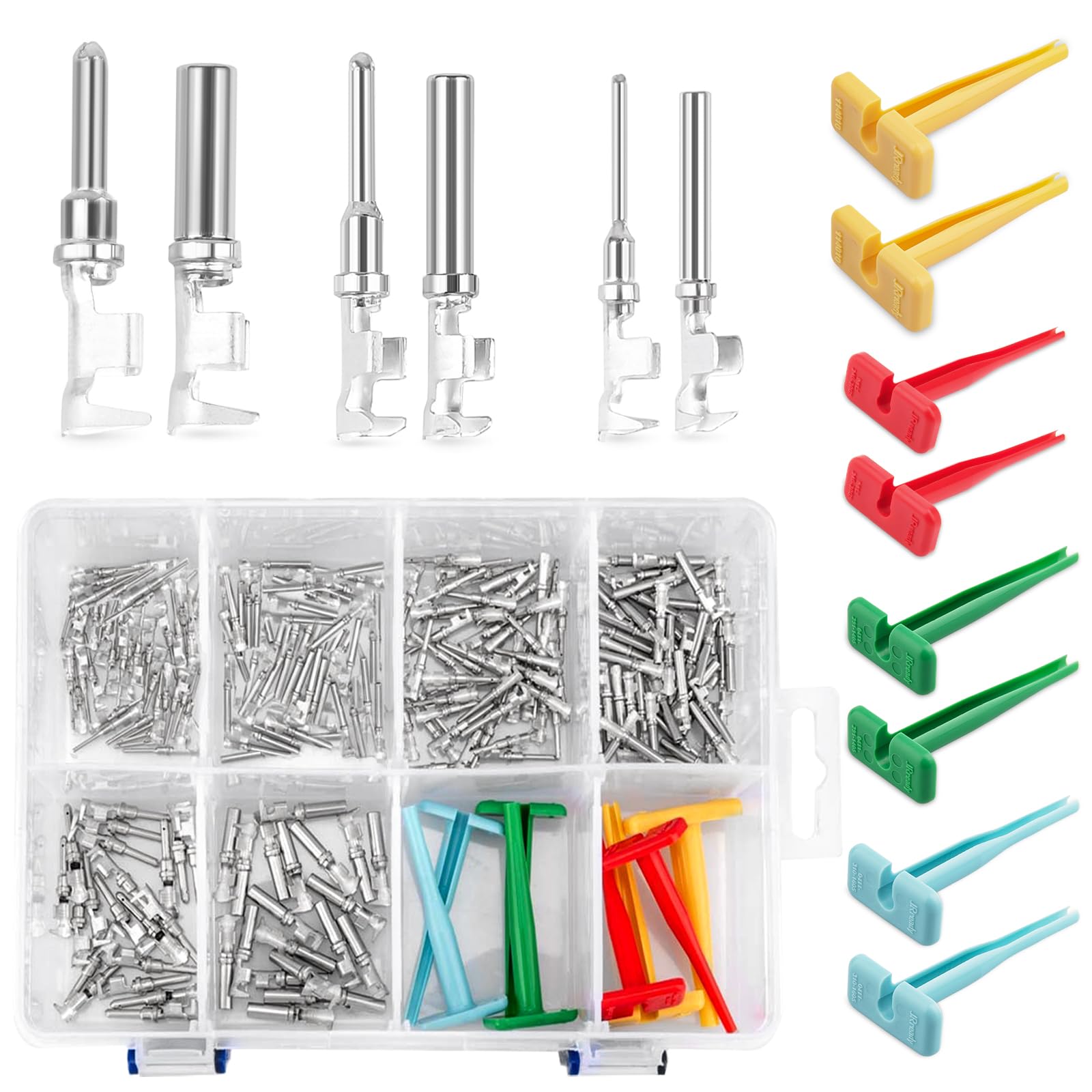 JRready ST6447 Deutsch Stamped Pin Kit 188PCS, Size 12 16 20 Open ...