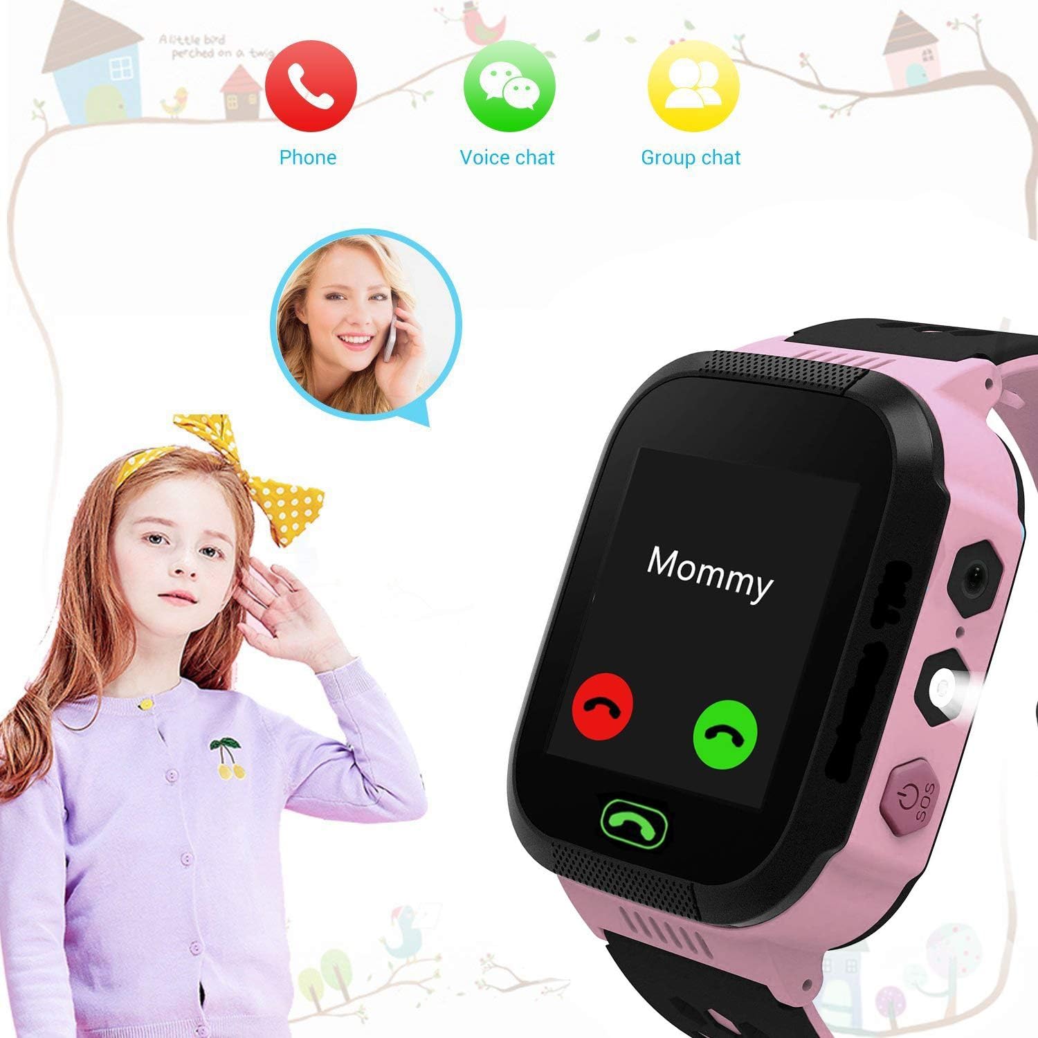 Kids Watch, Kids Smartwatch, Watch for Phone Calls, Voice Message ...