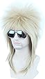 Amazon.com: Topcosplay Adult 70s 80s Halloween Costumes Wig Rocking ...