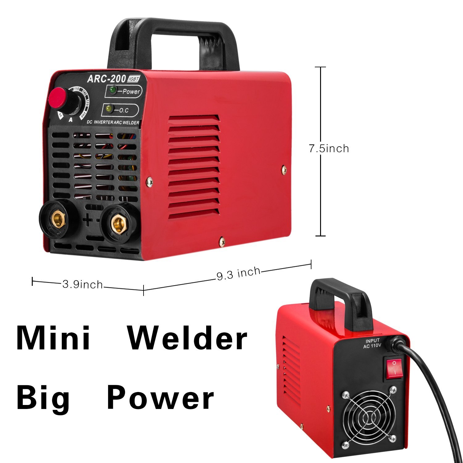 Welder Arc Welder 160Amp Stick MMA Welding Machine IGBT Digital Smart ...