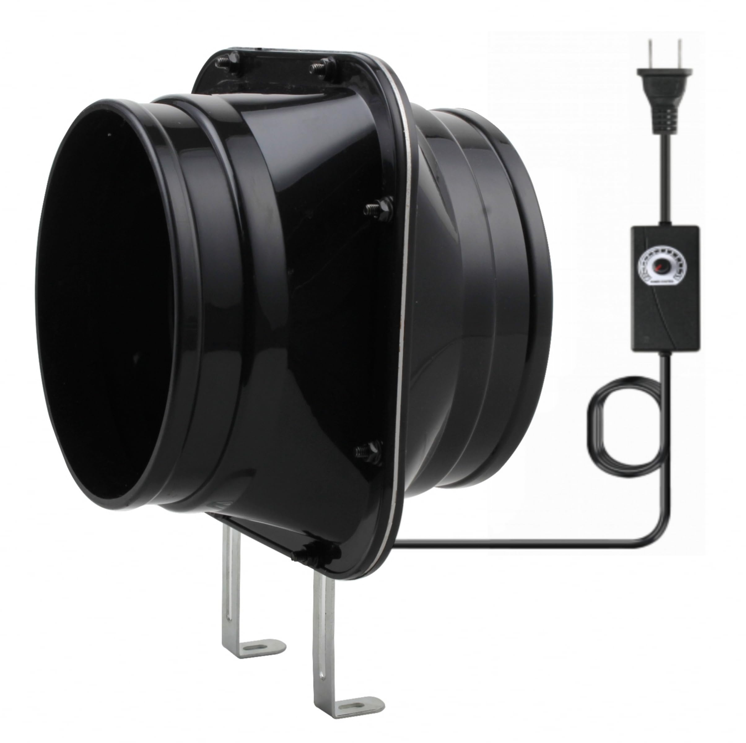 6 Inch Inline Duct Ventilation Exhaust Fan 412 CFM Duct Intake Fan High ...