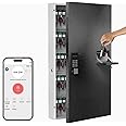Amazon.com: WeHere 104 Keys Lock Box Wall Mount with Key Drop Slot, APP ...