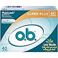 Amazon.com: o.b. Original Non-Applicator Tampons, Regular, Super ...