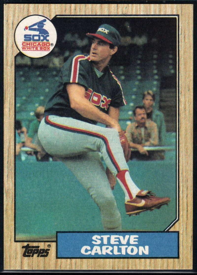 Amazon.com: 1987 Topps #718 Steve Carlton White Sox MLB Baseball Card ...