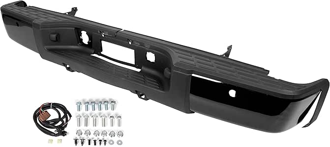 Amazon.com: KUAFU Rear Step Bumper Assembly Compatible With 2007-2013 ...