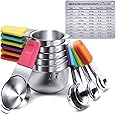 Amazon.com: Measuring Cups, U-Taste Magnetic Measuring Cups and Spoons ...