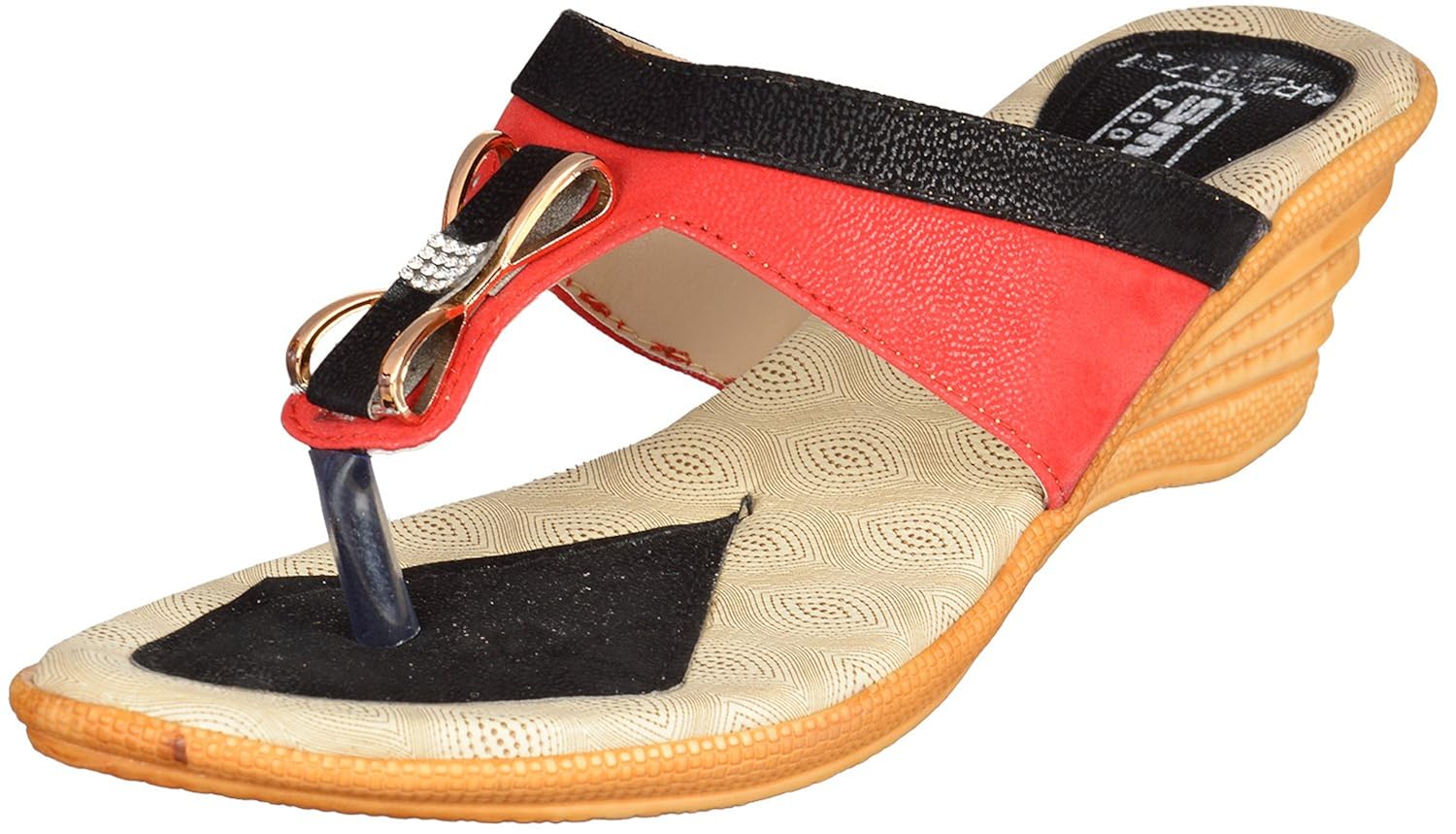 Buy Smart Women's Multi-Coloured Nylon Fashion Sandals - 6 UK at Amazon.in