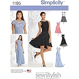 Amazon.com: Simplicity 1195 Women's Evening, Special Occasion, and ...