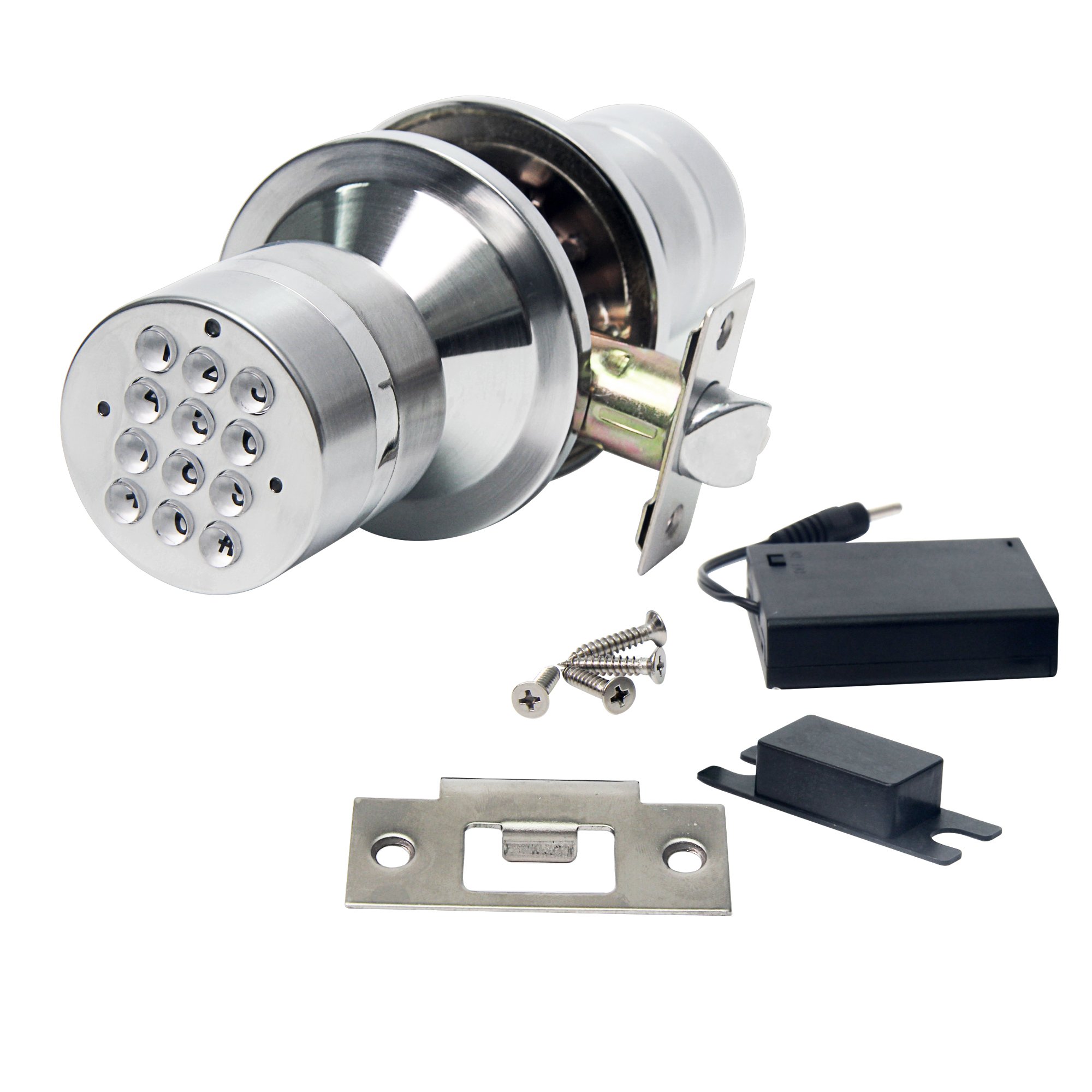 Door Knob Garage House Keyless Entry Digital Keypad Security Safety Door Knob Garage House Keyless Entry Digital Keypad Security Safety