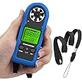 Amazon.com: GOYERRNES Handheld Anemometer, Mini Digital Wind Speed ...
