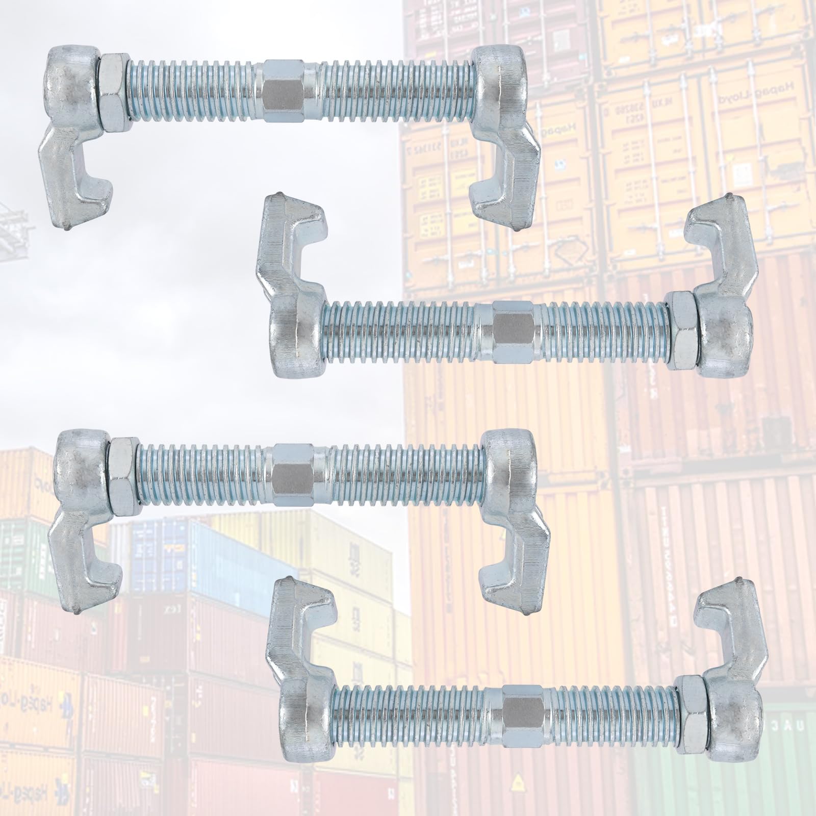 ICITYWALL 4 Pack Shipping Container Bridge Fitting Clamp, Galvanized ...