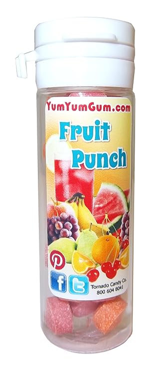 Amazon.com : Yum Yum Gum (Fruit Punch) : Chewing Gum : Grocery ...
