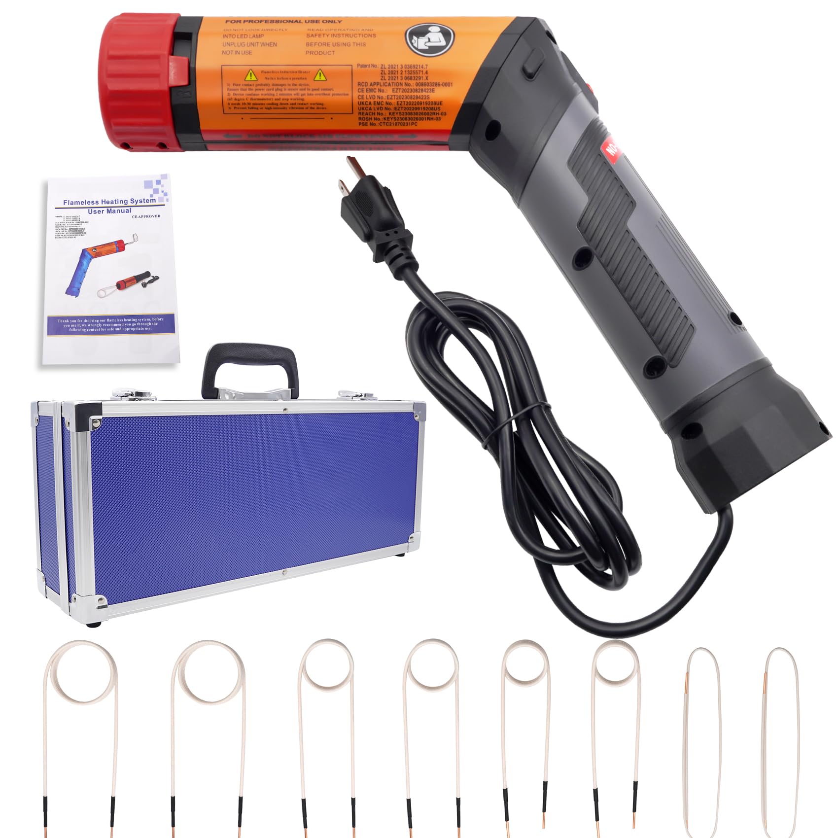 Darella Magnetic induction Heater Kit, 1100W 110V Induction Heater Bolt ...