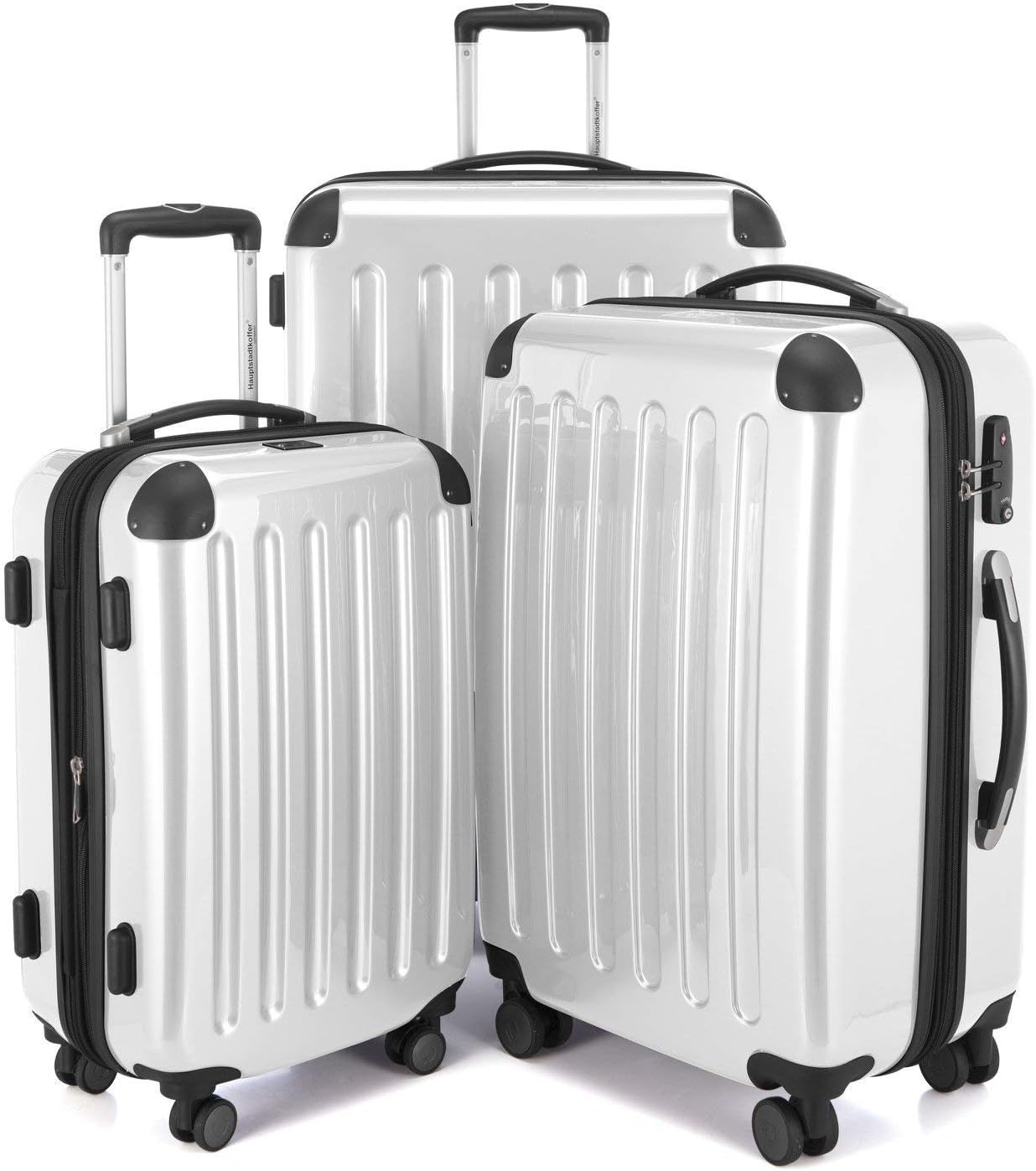 Hauptstadtkoffer® 3er Kofferset Hartschale Trolleys119l,74l,42 l gesamt ...