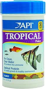 Amazon.com : API TROPICAL FLAKES Fish Food 1.1-Ounce Container : Pet ...