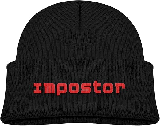 Among Us Imposter Baby Beanie Winter Warm Kids Knitted Hat for Boys ...