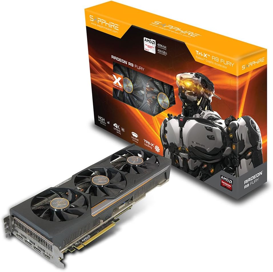 Sapphire AMD Radeon R9 Fury Tri-X 4 GB HBM Graphics Card: Amazon.co.uk ...