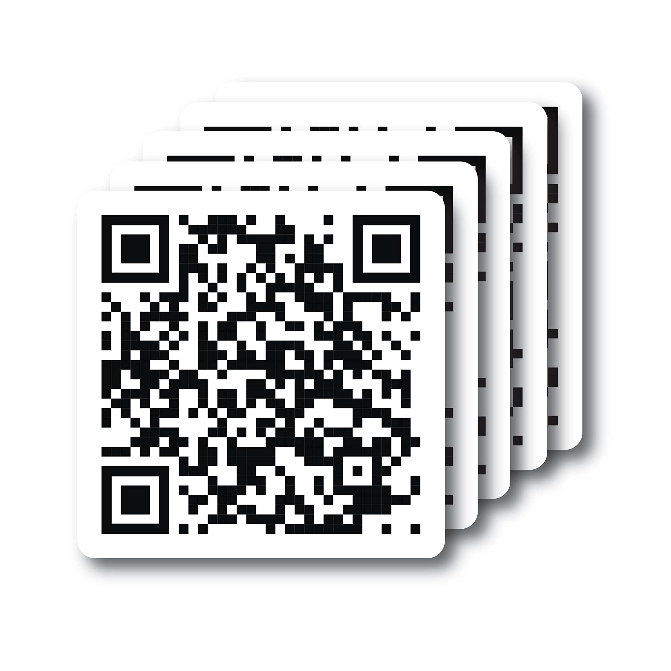 Mua (5 Pack) Rick Roll QR Code Sticker - Never Going to Give You Up ...
