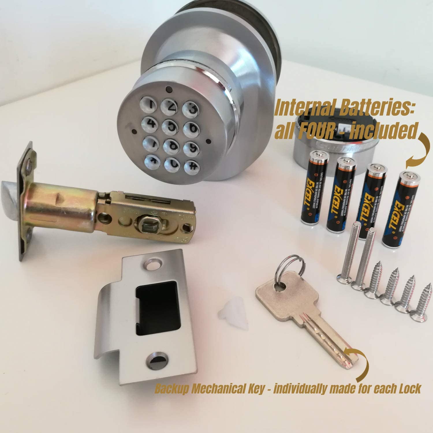 Mua SoHoMiLL® Electronic Keypad Door Knob SoHo MiLL® and Lock Set with ...