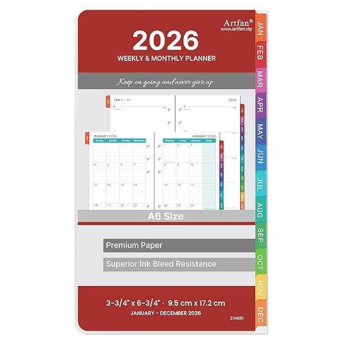 2026 Planner Refills - Planner Refills 2026 from JAN 2026 to DEC 2026 ...