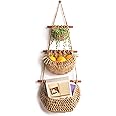 Amazon.com: Hanging Fruit Basket ,3 Tier Over the Door Organizer ...
