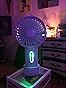 Amazon.com: IPOW Mini Handheld Fan Personal Portable Fan 3 Speed ...