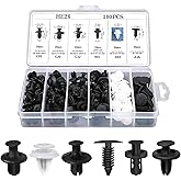 Amazon.com: 100 Pcs Bumper Clips Car Clips Plastic Rivets Fasteners ...