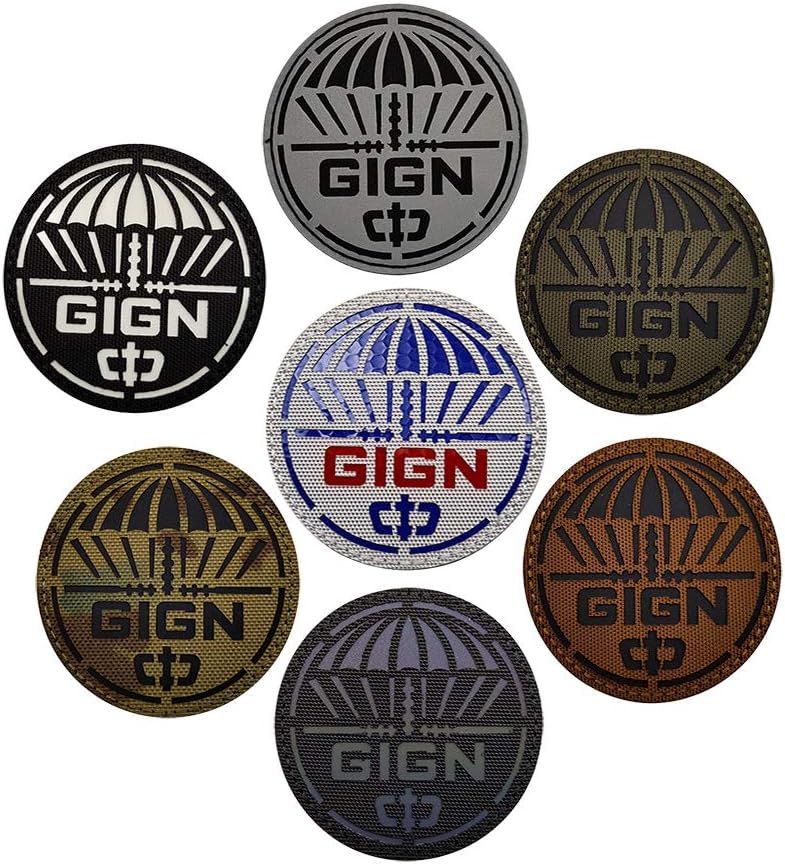 Amazon.com: Reflective GIGN France GENDARMERIE Nationale Police Patch ...