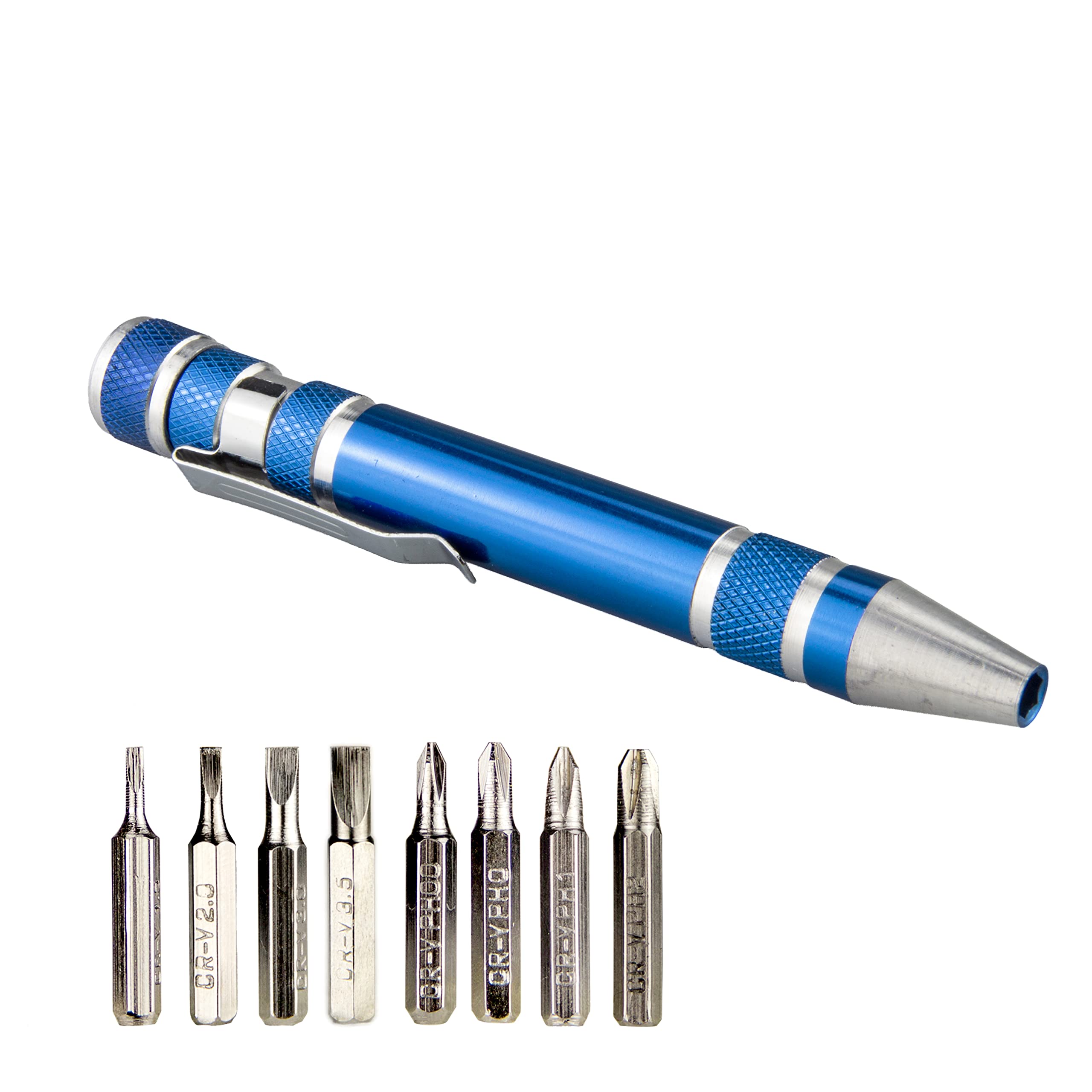 SWATOM 8 in 1 Mini Screwdriver Set Small Screwdrivers Pen Magnetic ...