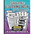 Amazon.com: Sarcastic Coloring Book for Nurses: 90 Snarky Sweary Adult ...