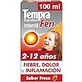 Tempra Fen Suspensión Infantil Fiebre, Dolor e Inflamación Sabor Fresa ...