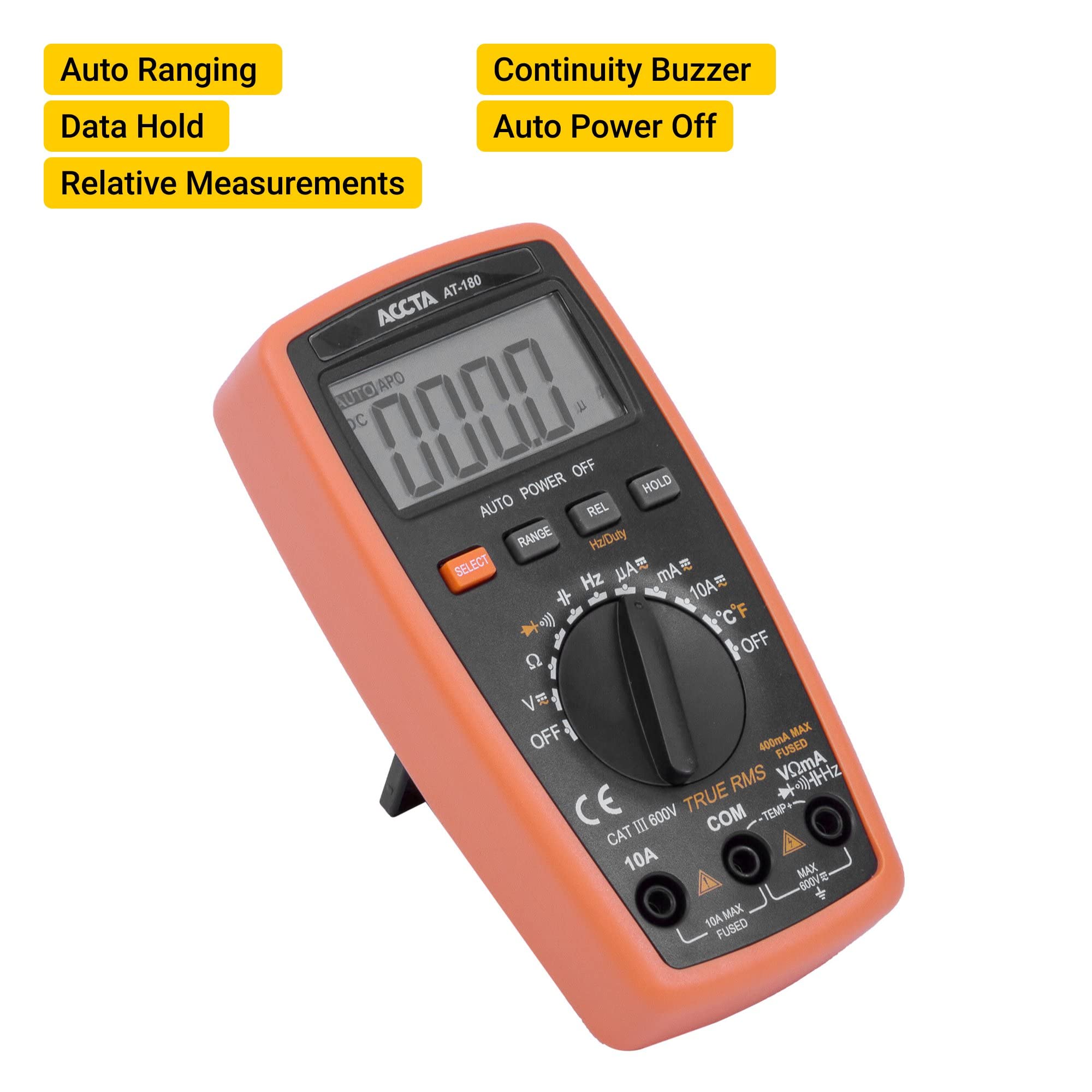 Mua Accta AT-180 True RMS Digital Multimeter Pocket-Size Auto Range OL ...