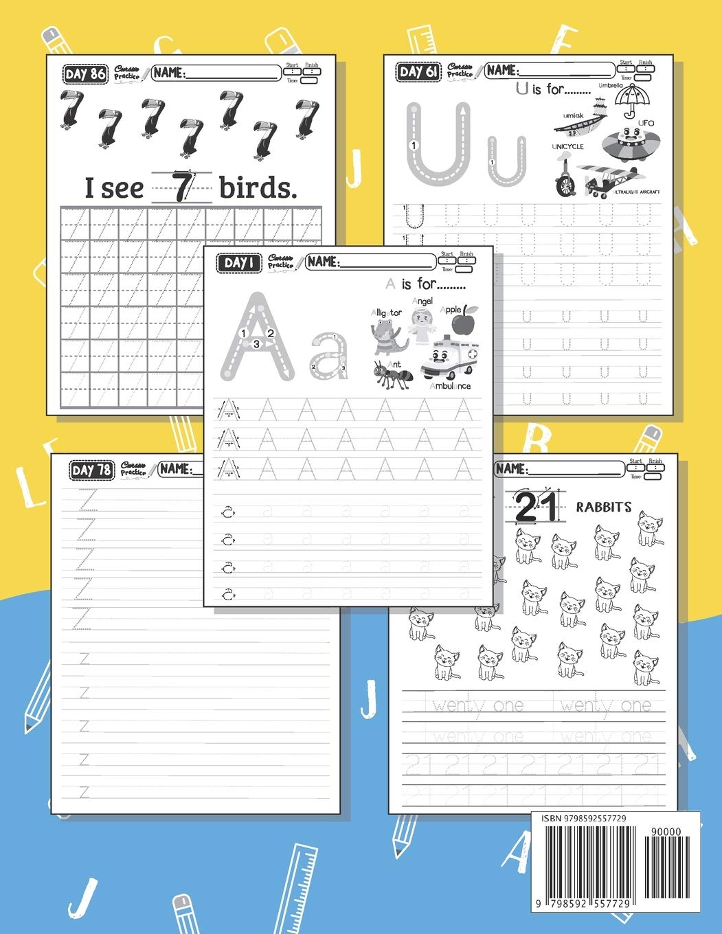 Mua 100 Days of Letter and Number Tracing Book For Kids Ages 3-5: 100 ...
