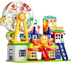 Amazon.com: burgkidz Building Blocks Set, Big Building Blocks with ...