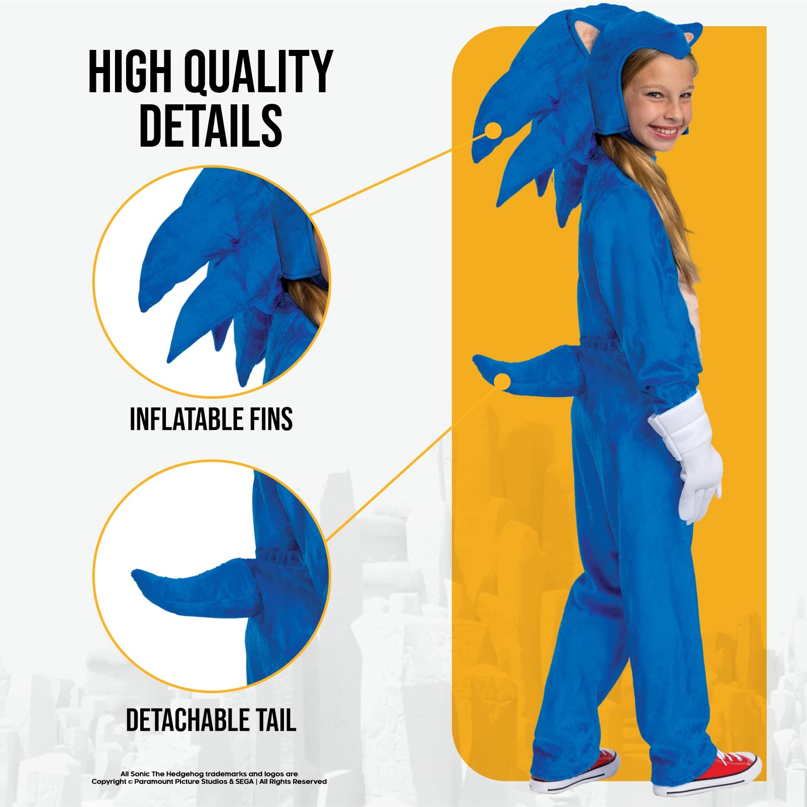 Mua Kid's Deluxe Sonic 2 Movie Sonic Costume trên Amazon Mỹ chính hãng ...